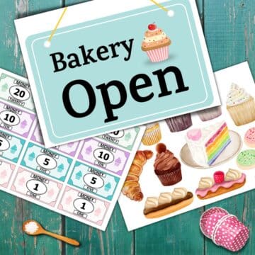 Free Bakery Dramatic Play Printables for Kids - Craft · Share · Play