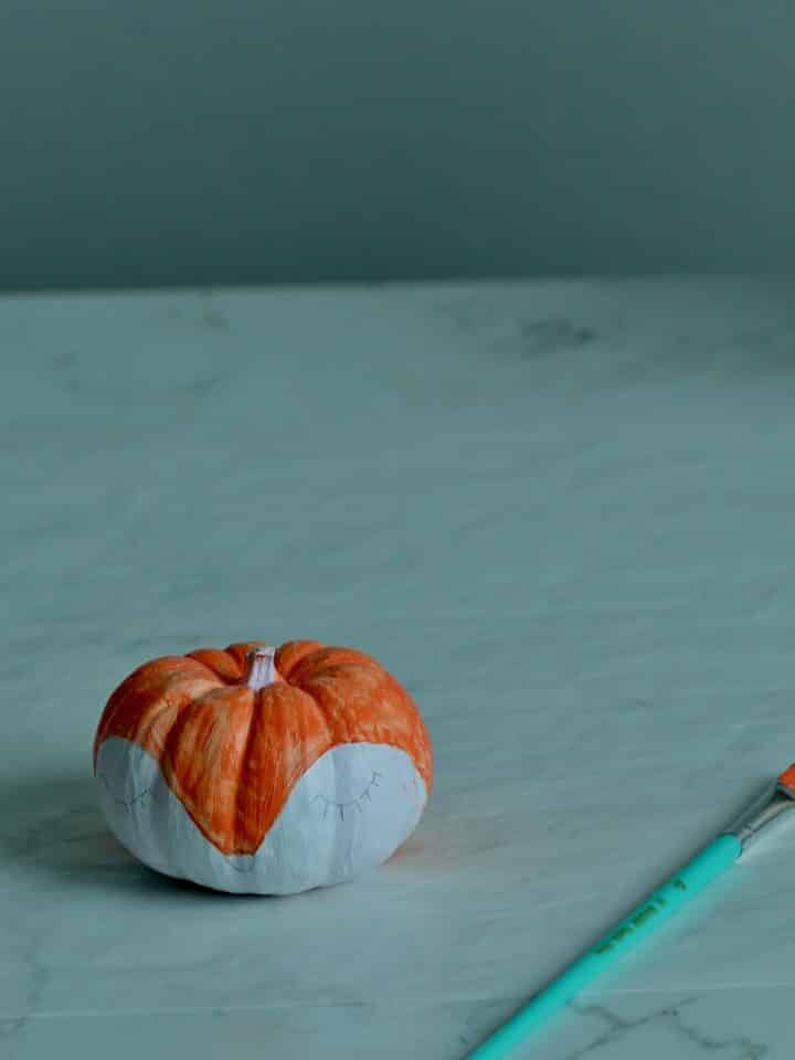 Easy Painted Fox Pumpkin Craft - Craft · Share · Play